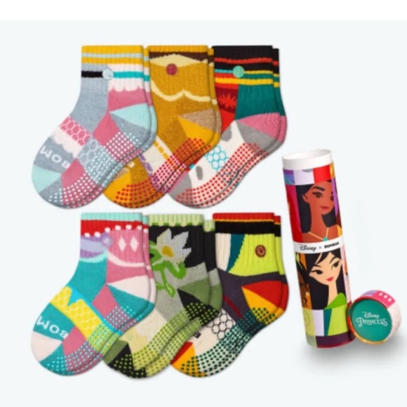 Disney/Bombas | Accessories | Disney Princessbombas Colorful Kids Socks ...
